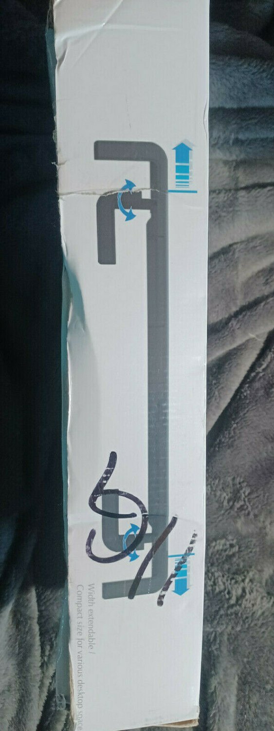 Jelly Comb Monitor Riser Stand Adjustable Width White Smart Space NEW ...