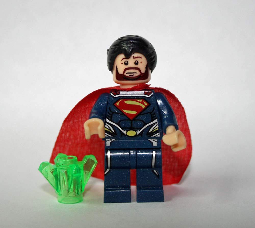 Superman DC Comics beard Custom Minifigure Toys