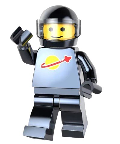 Building Blocks Chrome Golden Series Astronaut PG1143 Custom Minifigure ...