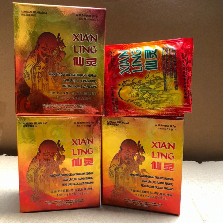 Xian Ling Original Capsules 5 box Best Guaranteed Medicine for Gout Joint Pain