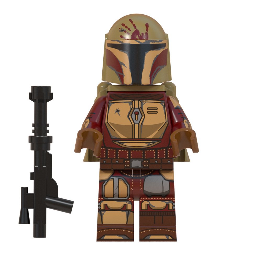 8 PCS SET Star Wars Minifigures Mandalorian Mini figure Minifigs Custom ...