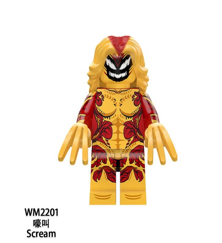 SCREAM VENOM Symbiote Marvel Spiderman Minifigures Mini figure Minifigs ...