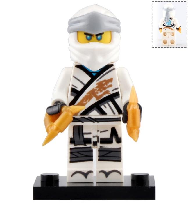 Ninjago legacy Zane Minifigure Mini figure Minifig Christmas Gift Toy