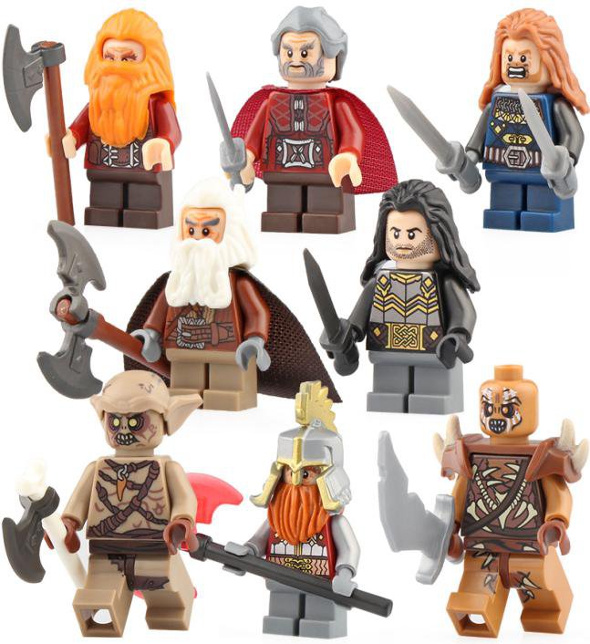 Hobbit Lord Rings Fili Dwarf Dain Ironfoot Kili Oin Gloin Dori Goblin ...