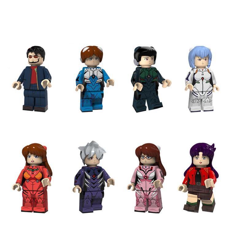 Neon Genesis Evangelion Gendo Shinji Ikari Toji Asuka Soryu Nagisa ...