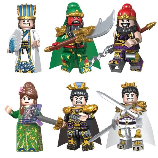 Three Kingdoms Zhuge Liang Zhang Fei Cao Cao Xiao Qiao Liu Bei Guan Yu ...
