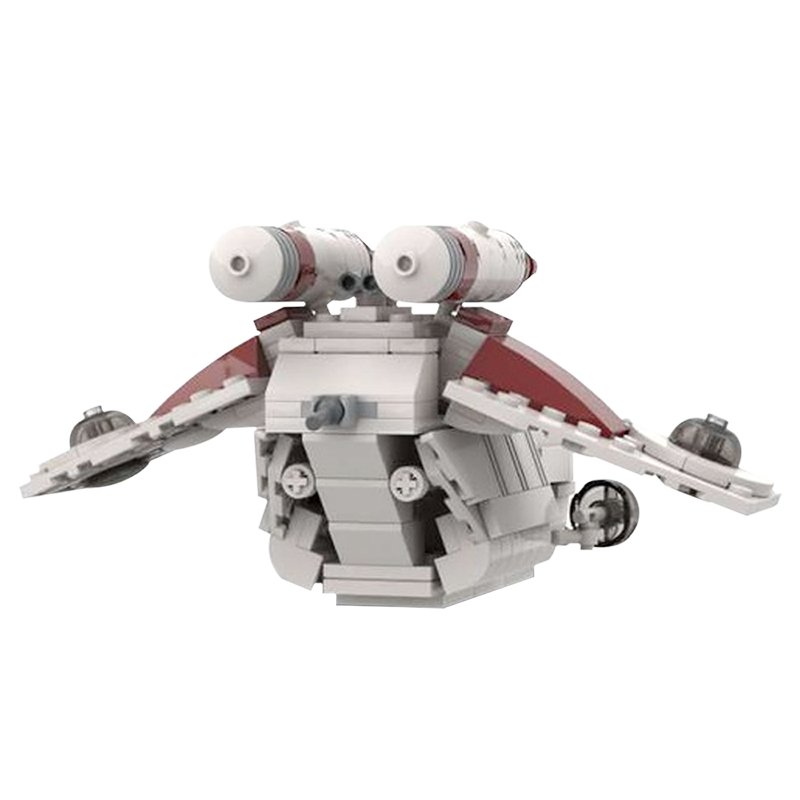 Star Wars MOC 47874 Republic Gunship Midi Scale Mandalorian Building ...