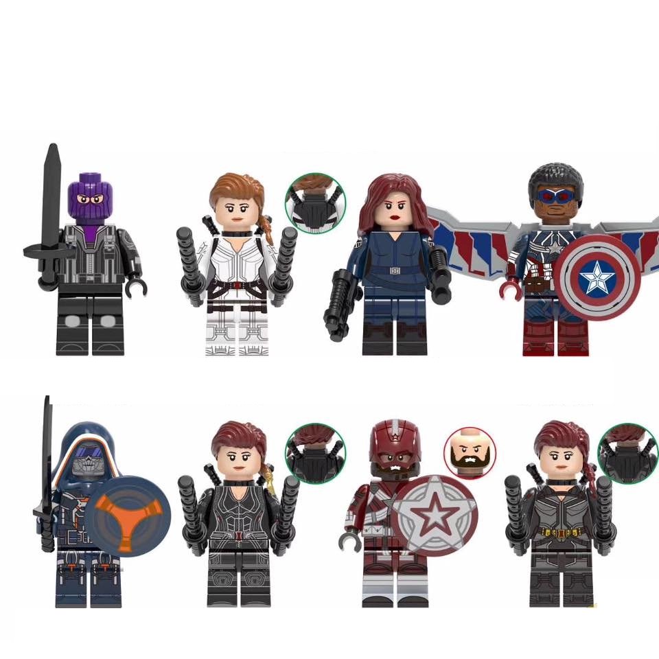 Marvel Zemo Black Widow Falcon Taskmaster Red Guardian Avengers ...