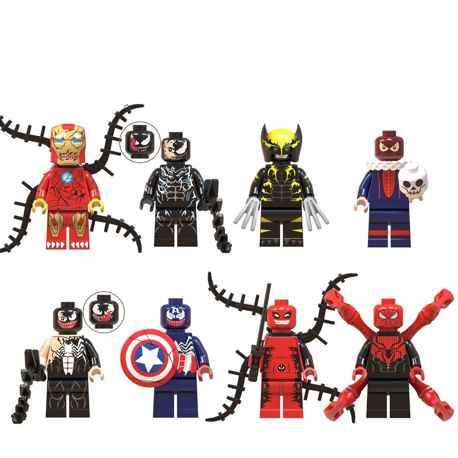 Symbiote Iron Man Venom Spider-Man Deadpool Superior 2018 Wolverine ...