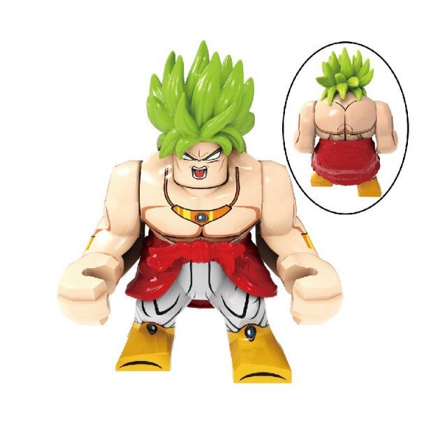 Dragon Ball Broly Minifigure Lego Compatible Bigfigs Custom Brick Toy ...
