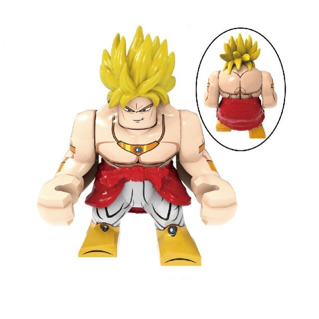 Dragon Ball Broly Minifigure Lego Compatible Bigfigs Custom Brick Toy ...