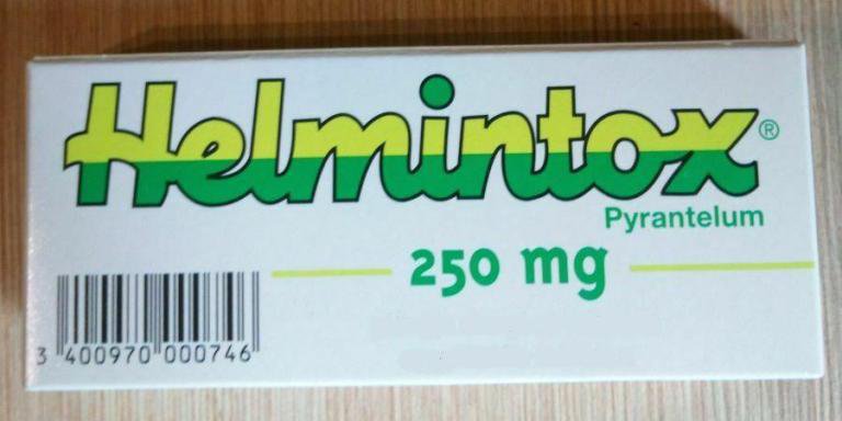Human Parasites Worms Killer Pyrantelum Pirantel Helmintox 250 mg ...