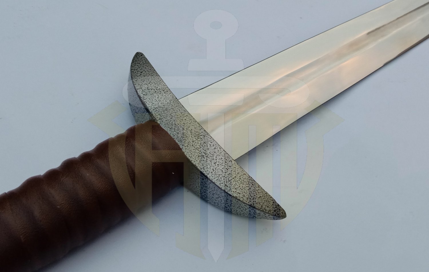 Full Tang Serpent Breath Sword of Uhtred with Scabbard and Sheath (Brown)