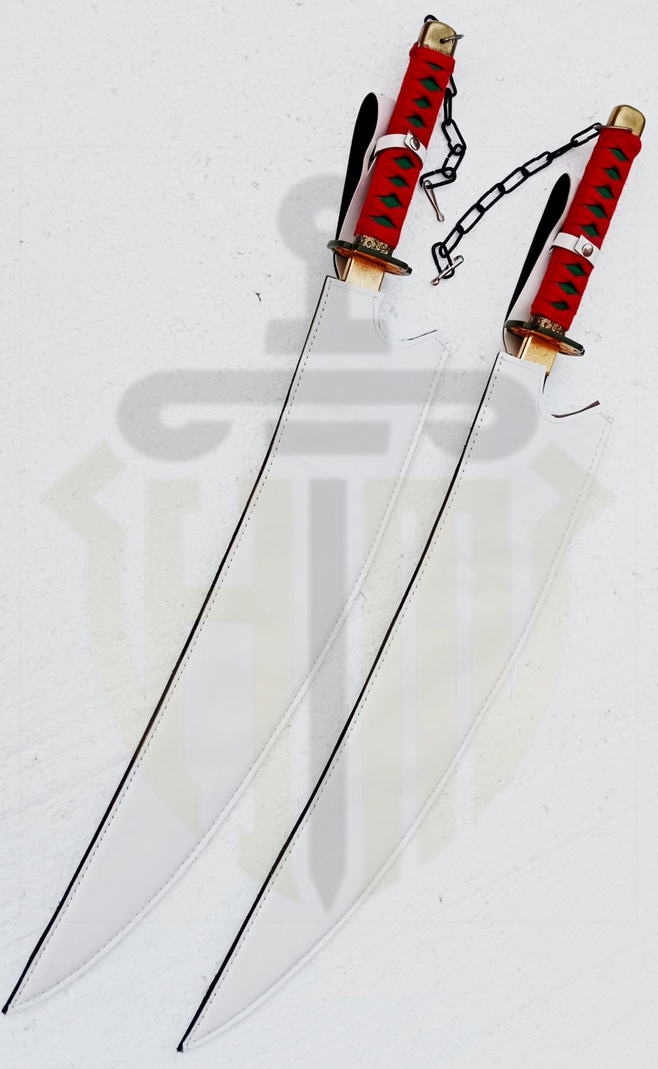 1:1 Scale Metal Full Tang Uzui Tengen Sword Demon Slayer Swords Uzui ...