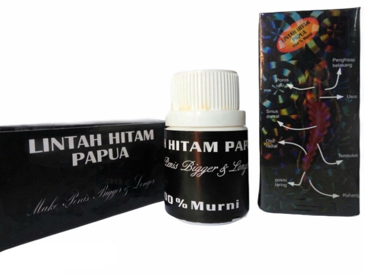 Original Papua Black Leech Oil-Helps To Enlarge And Lengthen The Penis ...