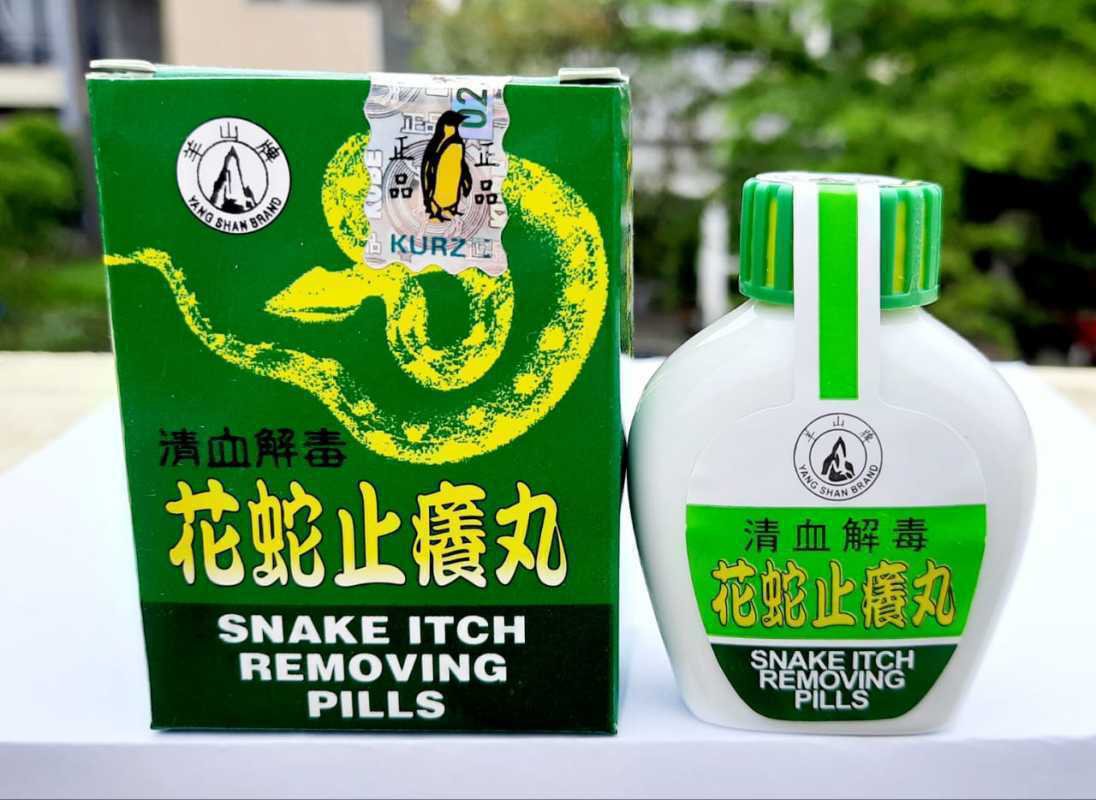 Skin Diseases Eczema SNAKE ITCH REMOVING PILLS Itching Nourish Blood ...