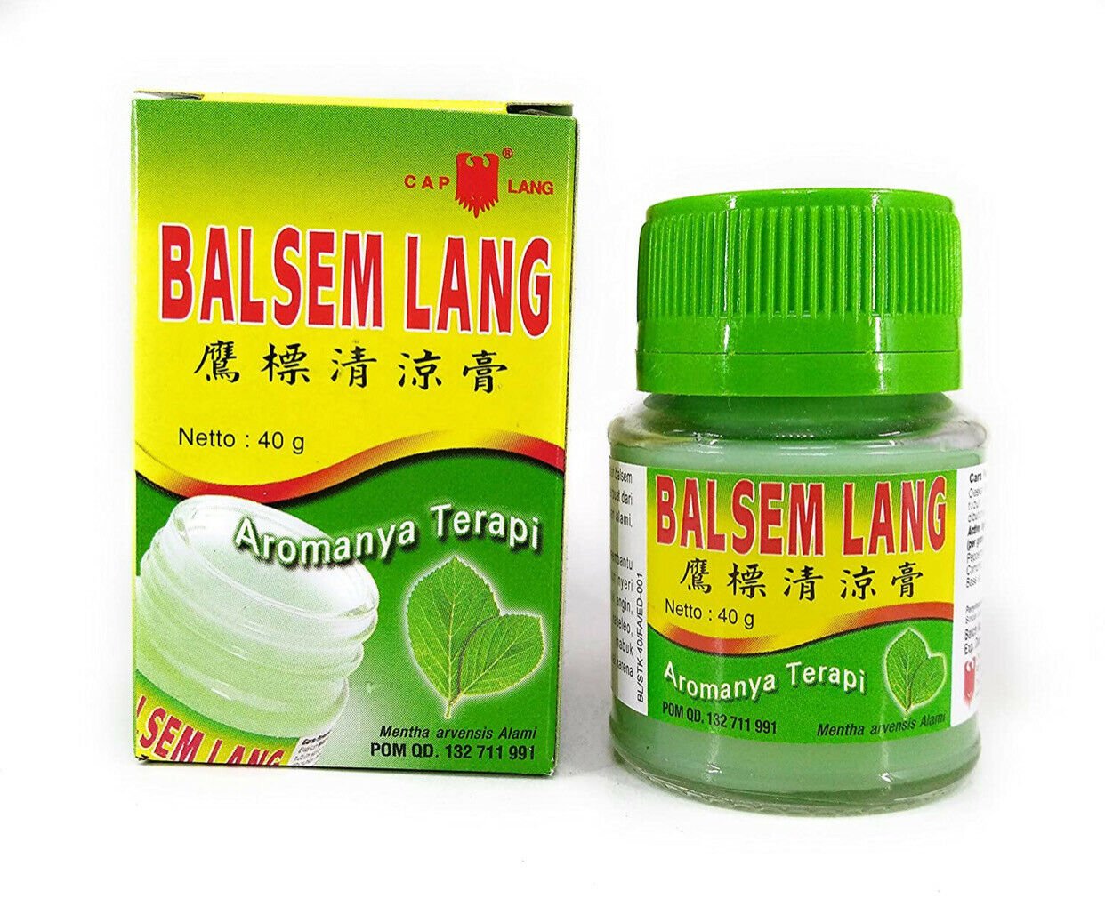 CAP LANG Original Eagle Balm Arthritis Muscle Neck Pain Relieve 40gr