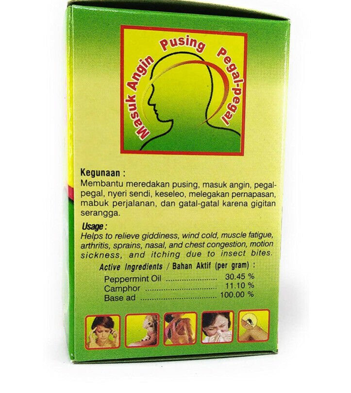 CAP LANG Original Eagle Balm Arthritis Muscle Neck Pain Relieve 40gr