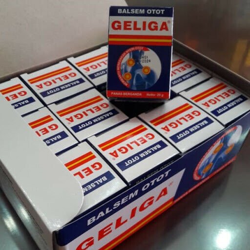 [GELIGA] Muscular Balm Arthritis Muscle Neck Pain Relieve 20gr 6 Pcs