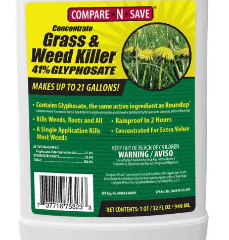 32 oz. Grass And Weed Killer Glyphosate Concentrate