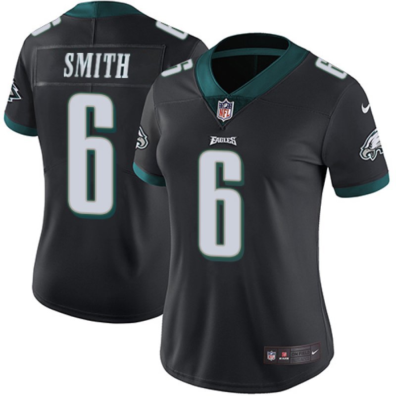 Women's #6 DeVonta Smith Philadelphia Eagles Color Rush Limited Black ...
