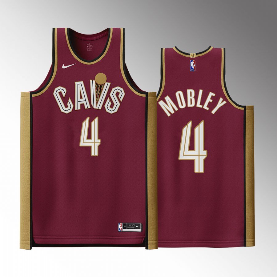 Men & Youth #4 Evan Mobley Cleveland Cavaliers 2022/23 Icon Edition Red ...