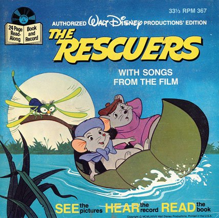 Walt Disney Productions' The Rescuers - See-Hear-Read Soundtrack & Book ...