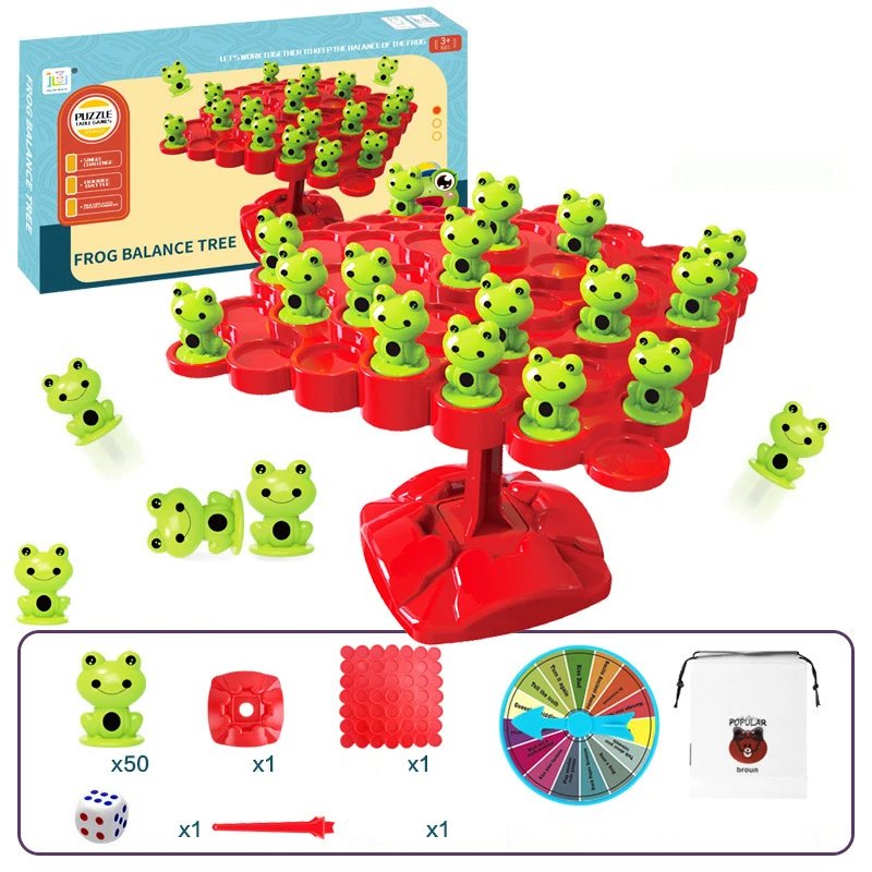 Frog Balance Tree Children Educational Math Toy Parent-Child ...