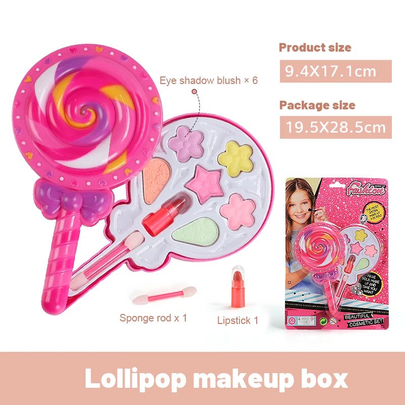 Simulation Girl Pretend Princess Makeup Toy Cosmetics Lipstick ...