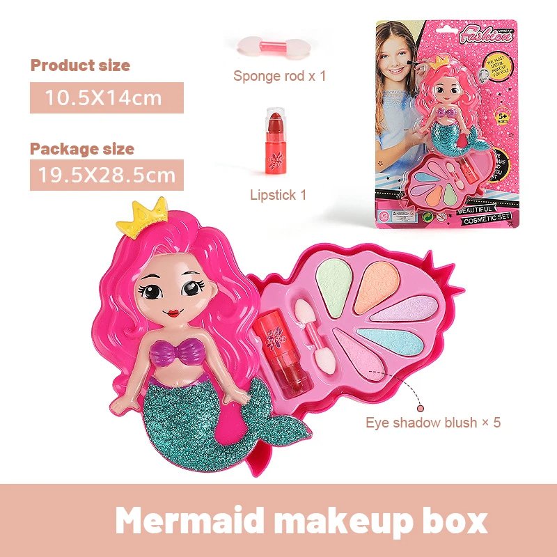 Simulation Girl Pretend Princess Makeup Toy Cosmetics Lipstick ...