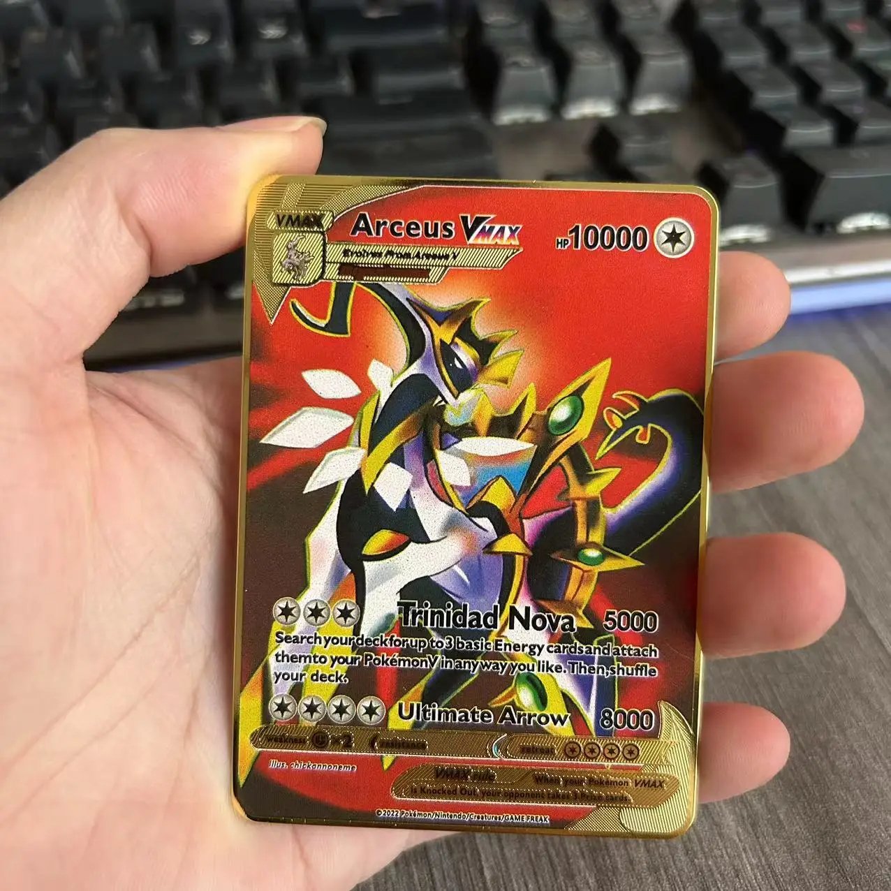 Pokemon Game Battle Collection English Metal Card Toy Birthday Gift ...