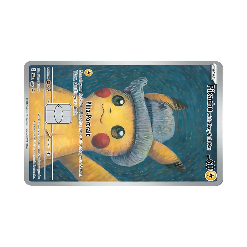 Pokemon Anime Bank Credit Card Stickers Waterproof Scratch Resistant ...