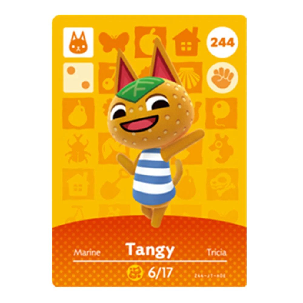 Amiibo Card TANGY Hot Game Animal Crossing NS Switch 3DS Game Set Fun ...