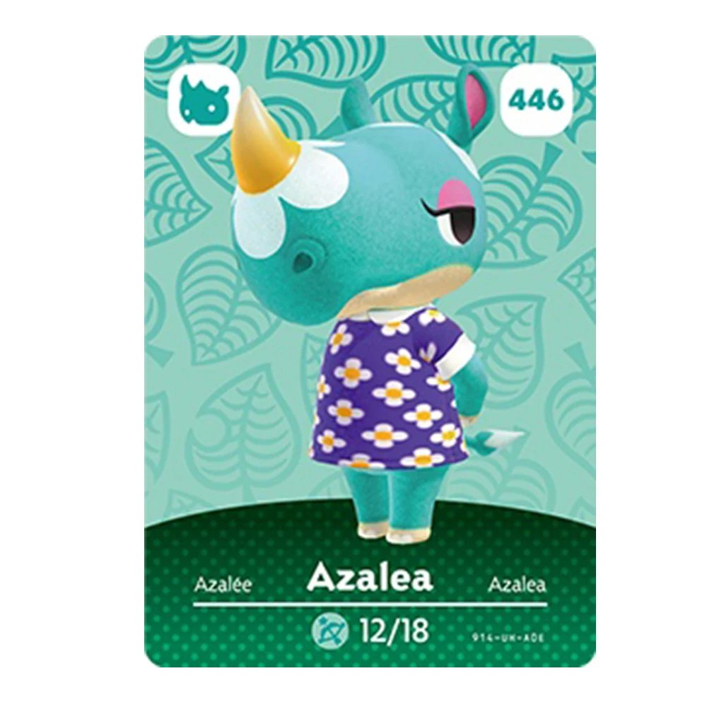 Amiibo Card AZALEA Hot Game Animal Crossing NS Switch 3DS Game Set Fun ...