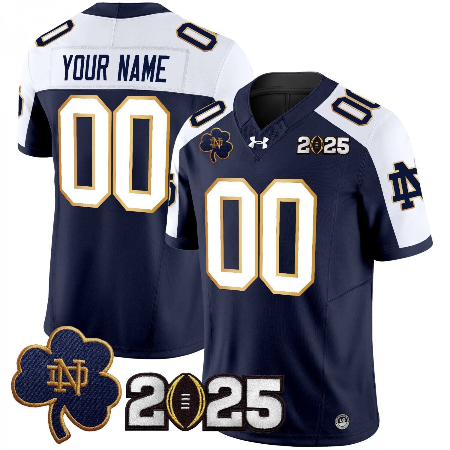 Notre Dame Fighting Irish 2025 CFP Final Patch Vapor Limited Custom ...