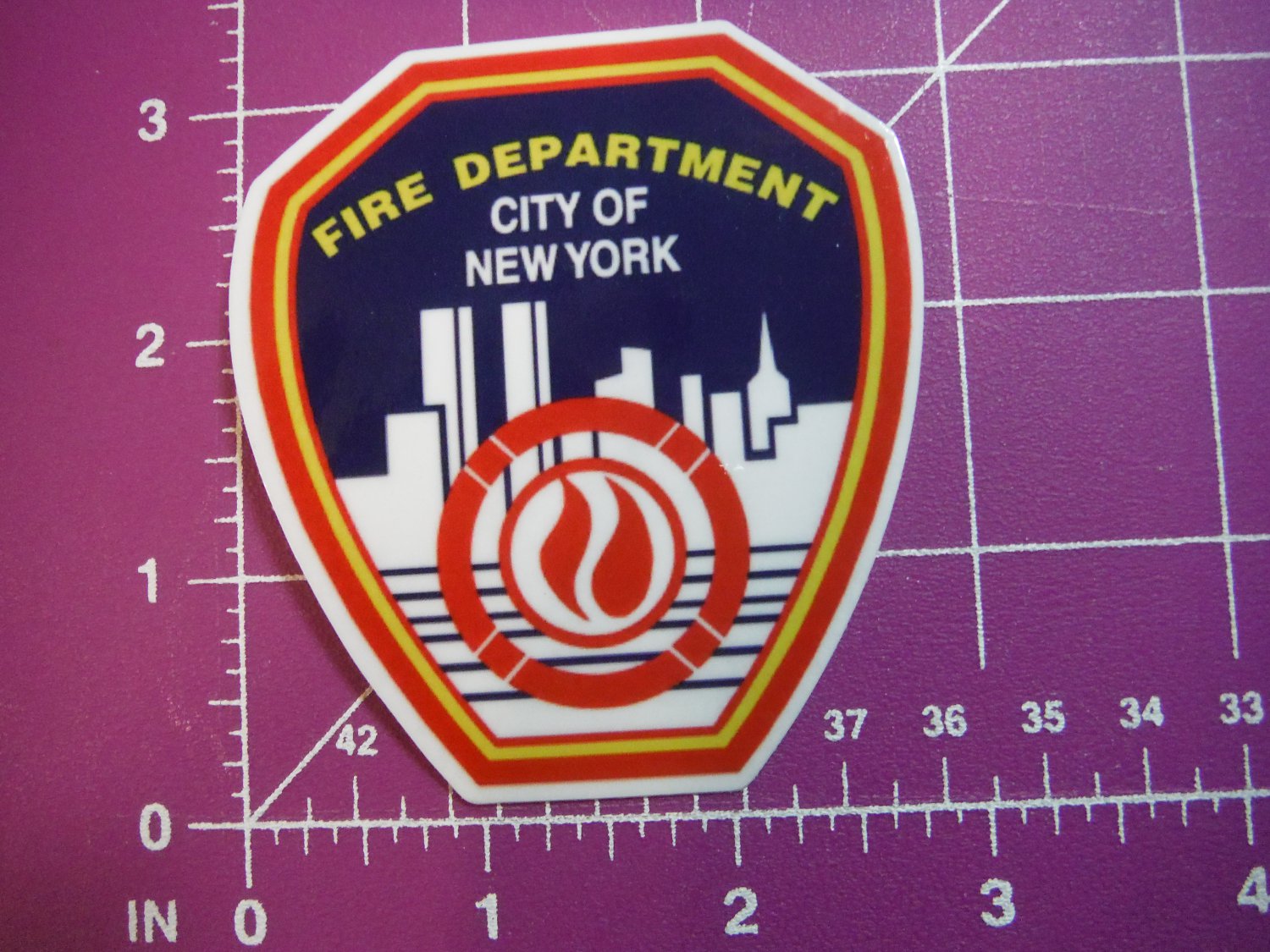 FDNY-NYC Fire Department 3" decal