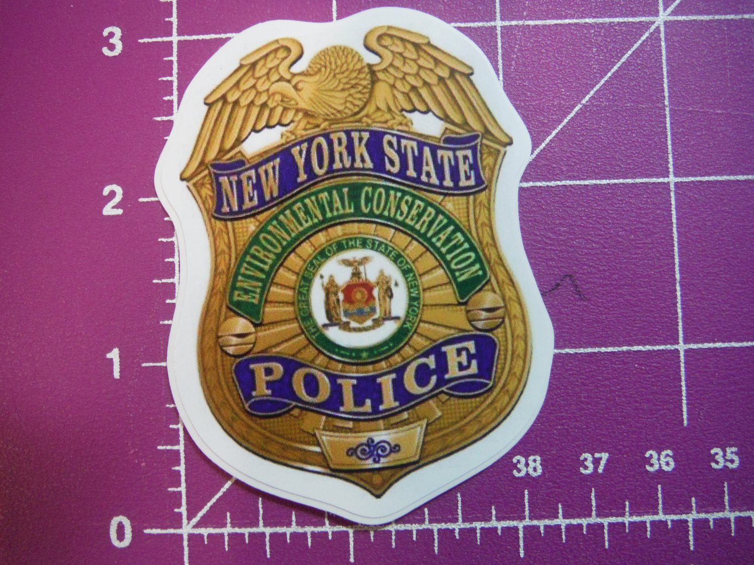 New York State DEC Police 3" decal