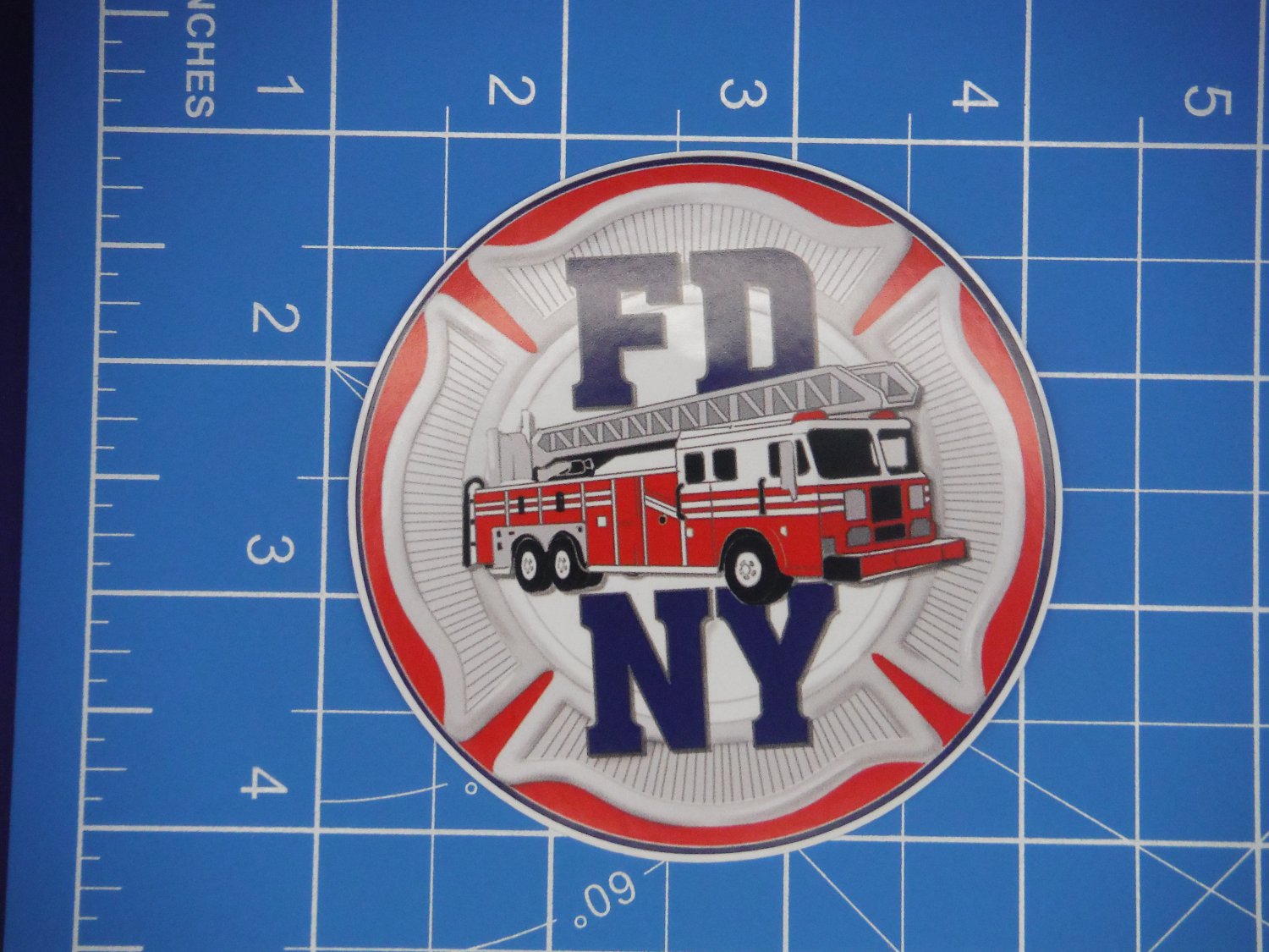 FDNY Truck 3" decal