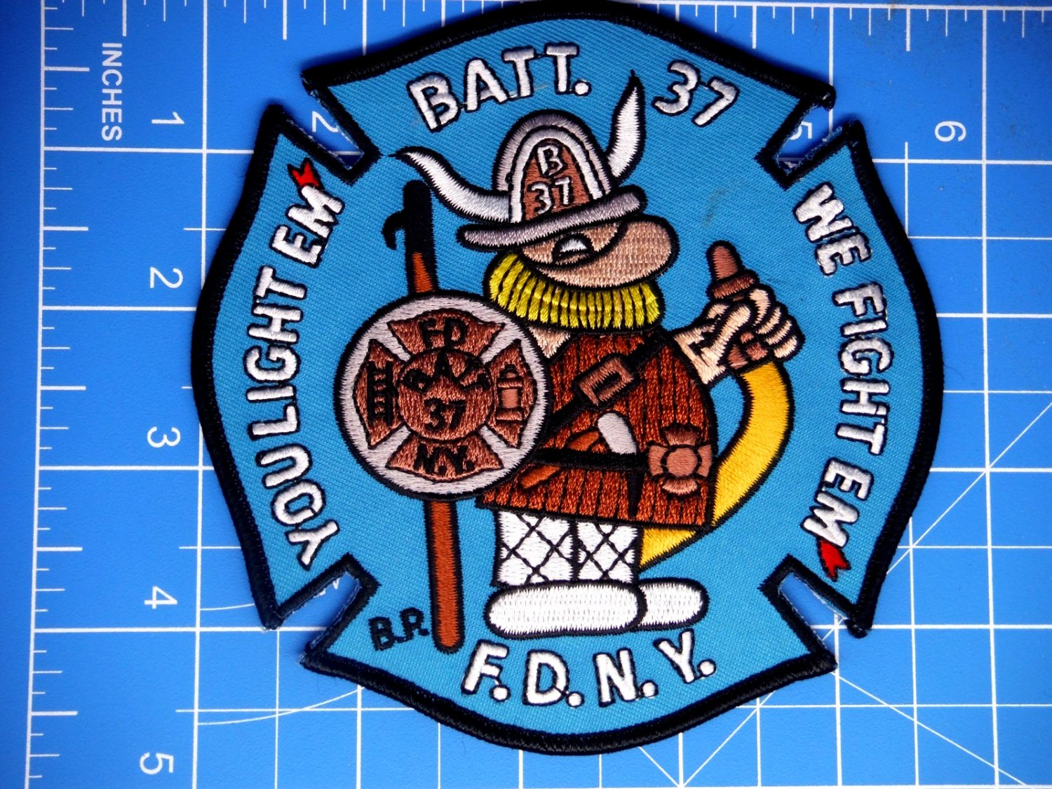 FDNY Battalion 37 patch-B