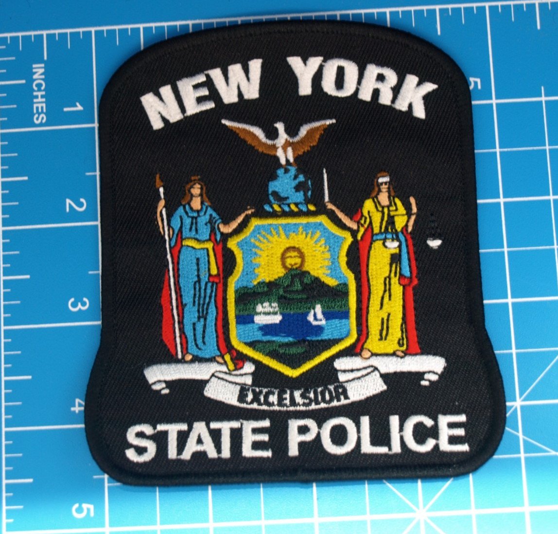 New York State Police Trooper Dark shoulder patch-Commercial vehicle ...
