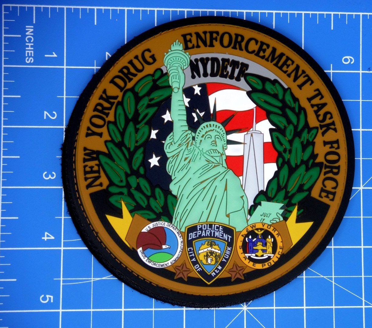 New York Drug Enforcement Task Force PVC patch-GP