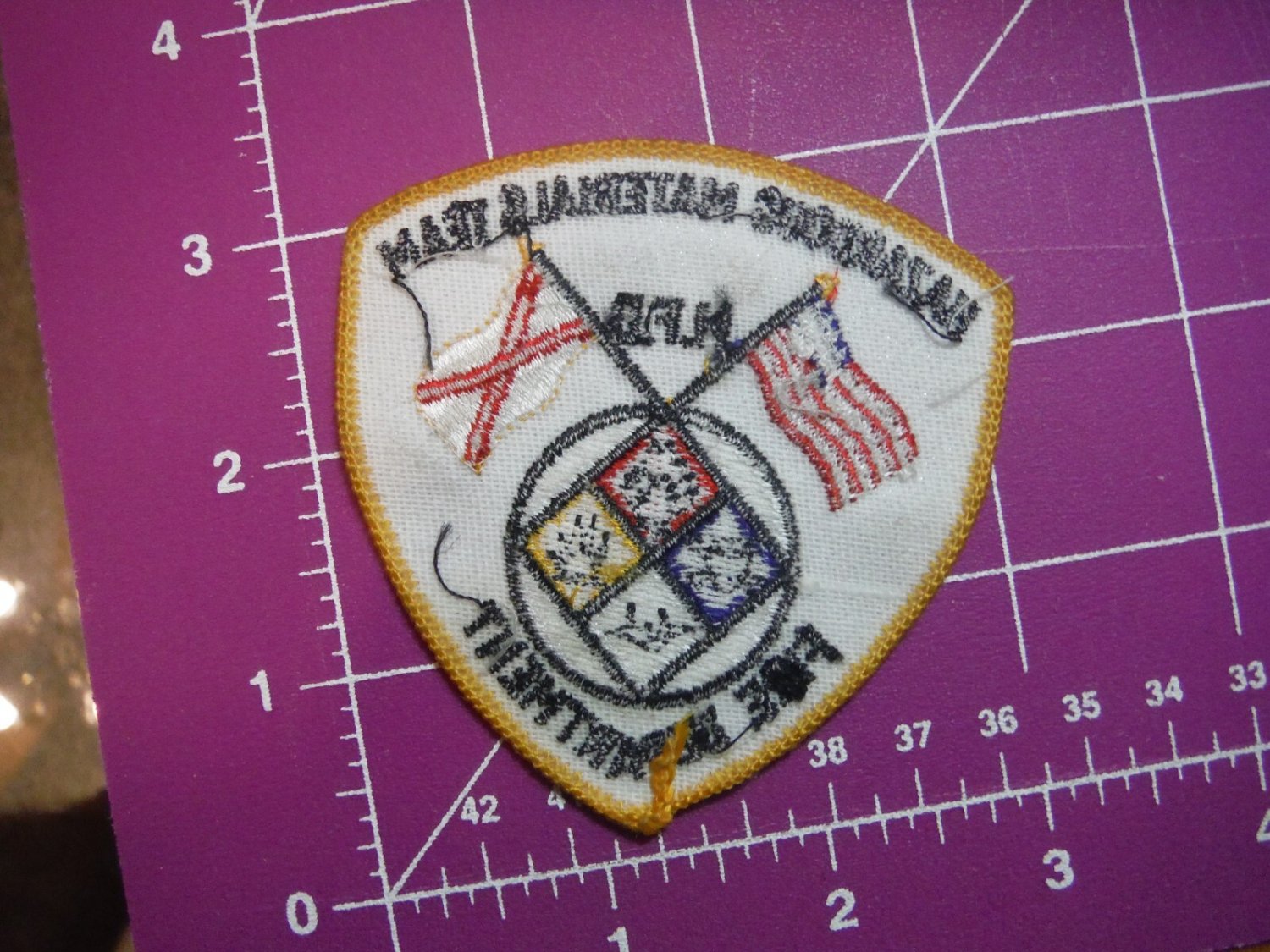Alabama HFD Hazardous Materials Team patch-vintage