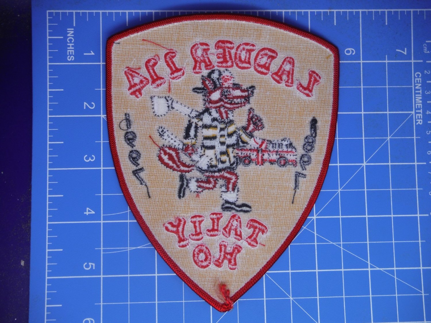 FDNY Ladder 114 Tally Ho patch-B