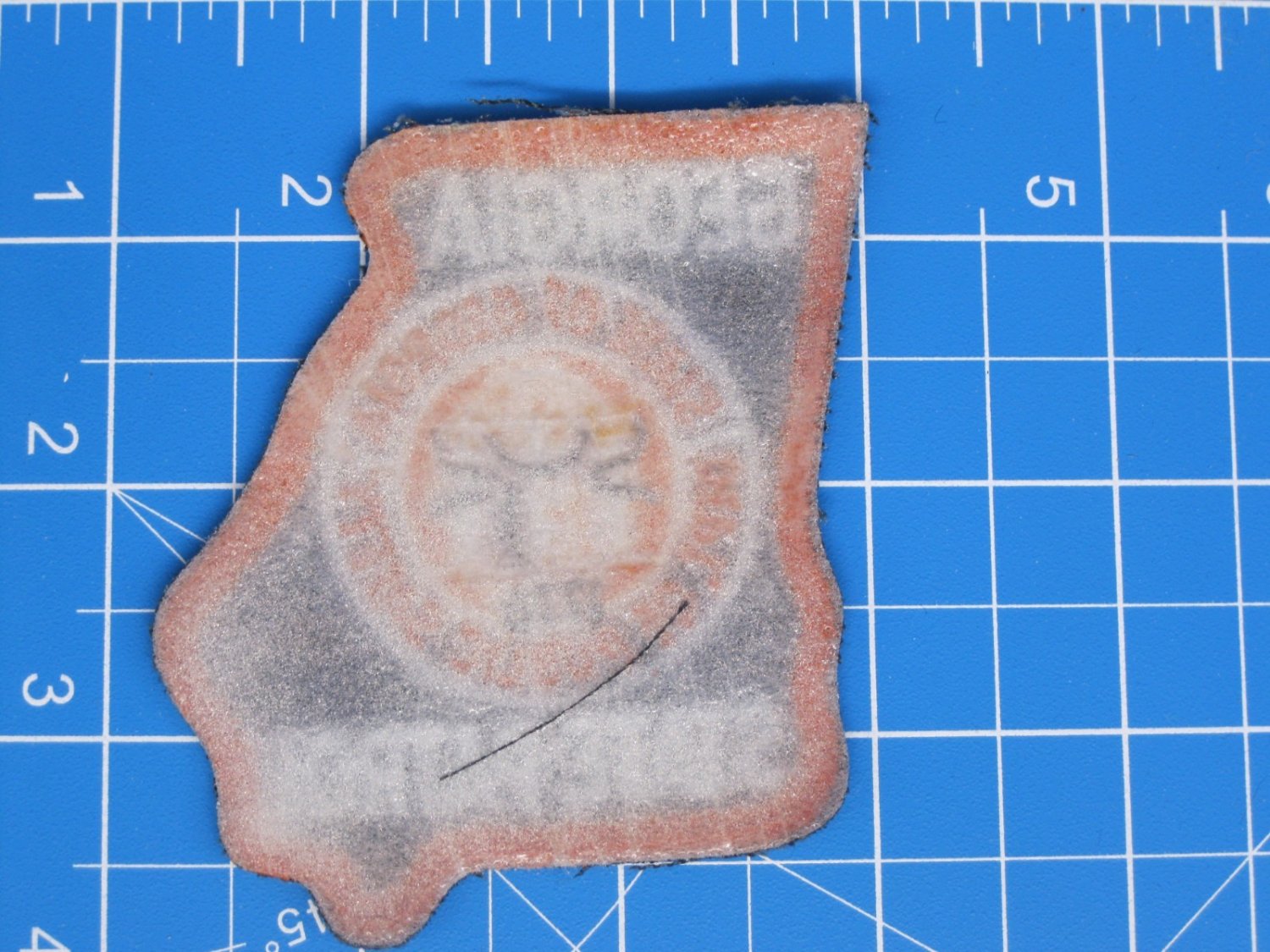 Georgia State Patrol Police patch small-S