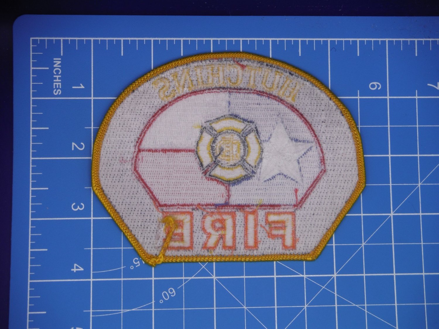 Hutchins Texas Fire Dept patch-Bin A