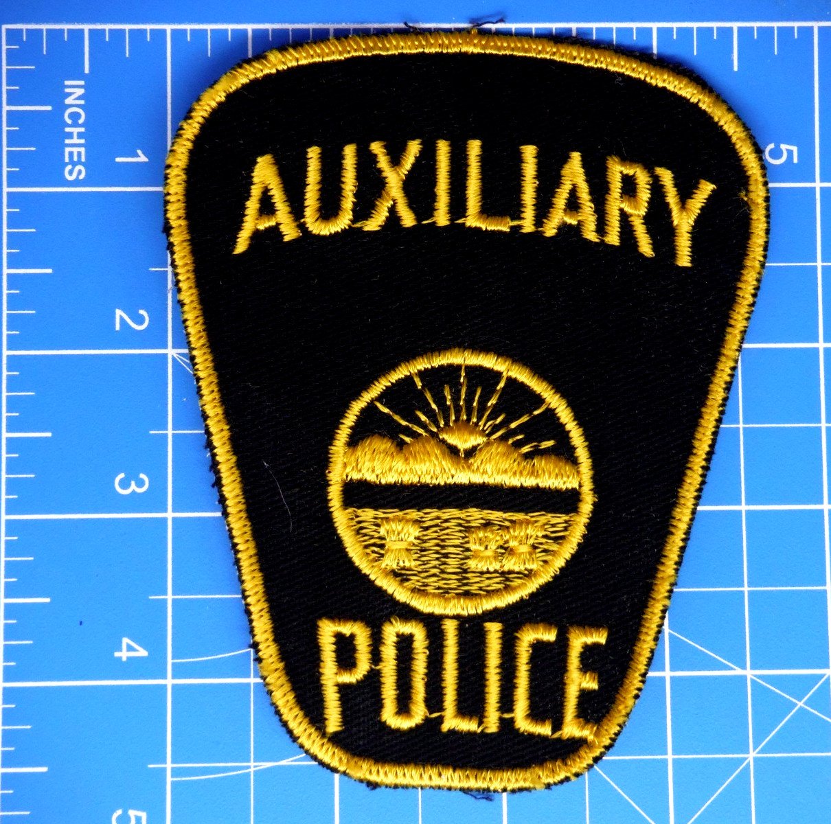 Auxiliary Police vintage Gemsco patch