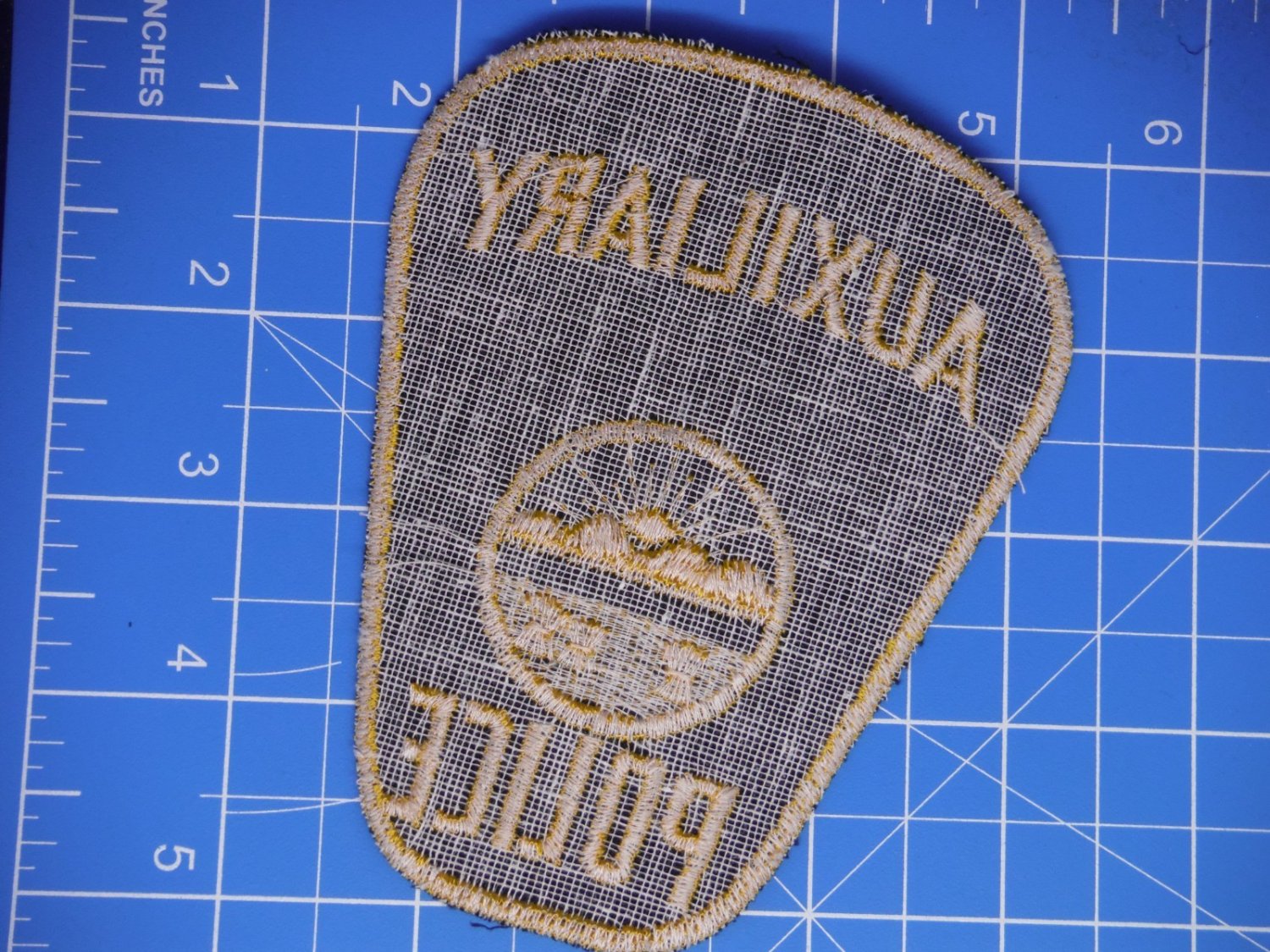 Auxiliary Police vintage Gemsco patch