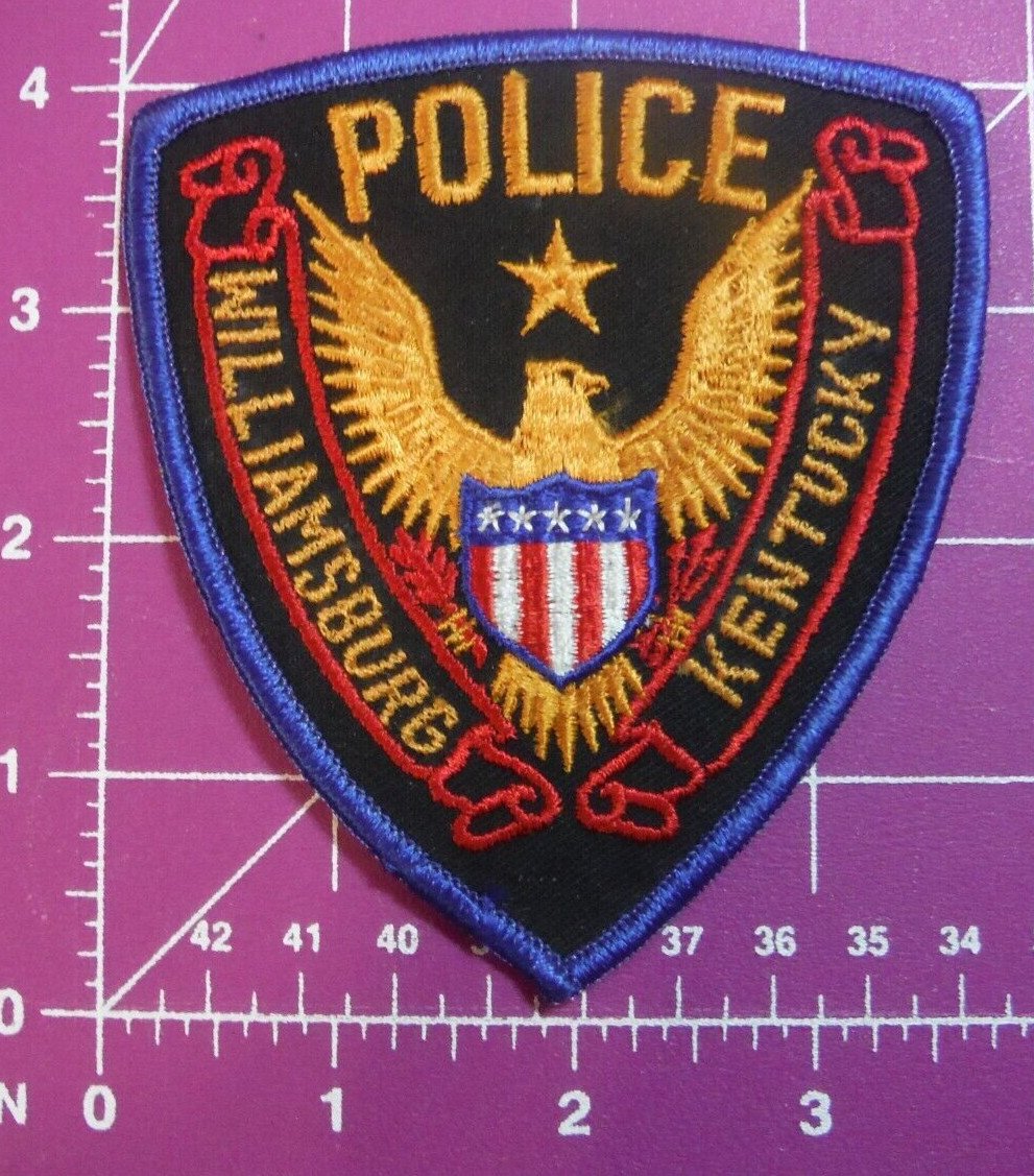 Williamsburg Kentucky Police eagle patch