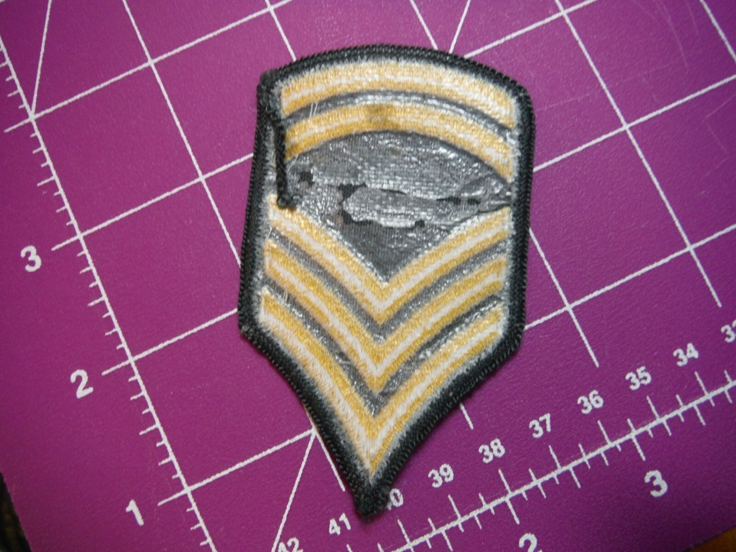 US Army first sgt small size sew on insignia