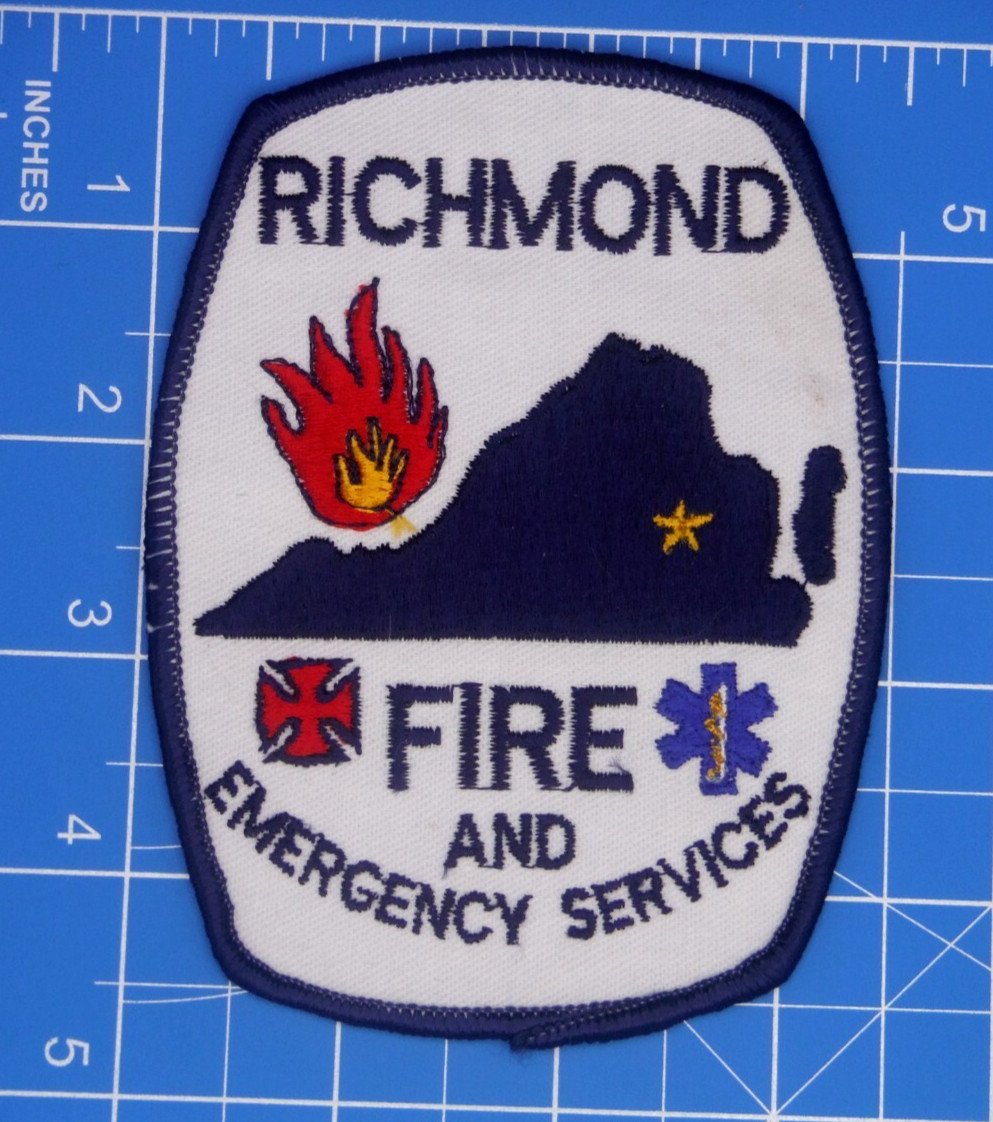 Richmond Virginia Fire and Emergency Services Shoulder Patch
